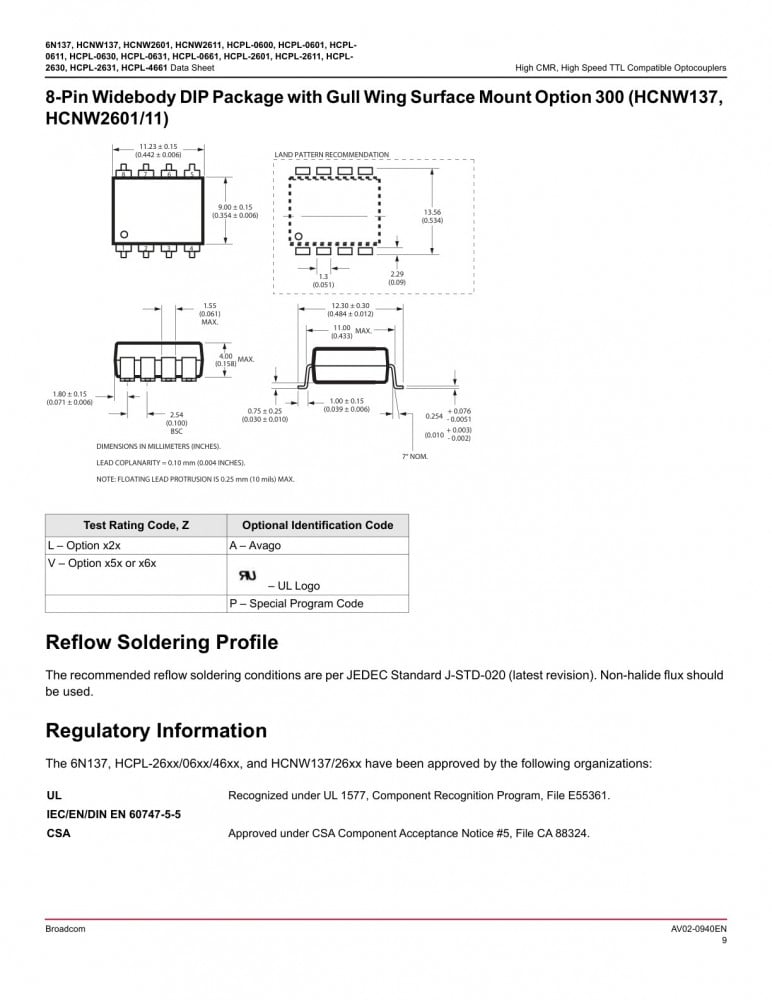 6N137 datasheet page 9