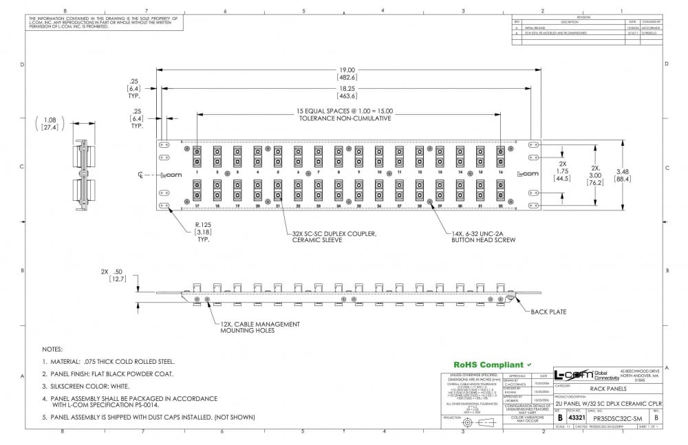 PR35DSC32C-SM technical document page