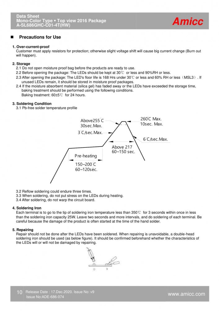 A-SL686GHC-C01-4T(HW) datasheet page 10