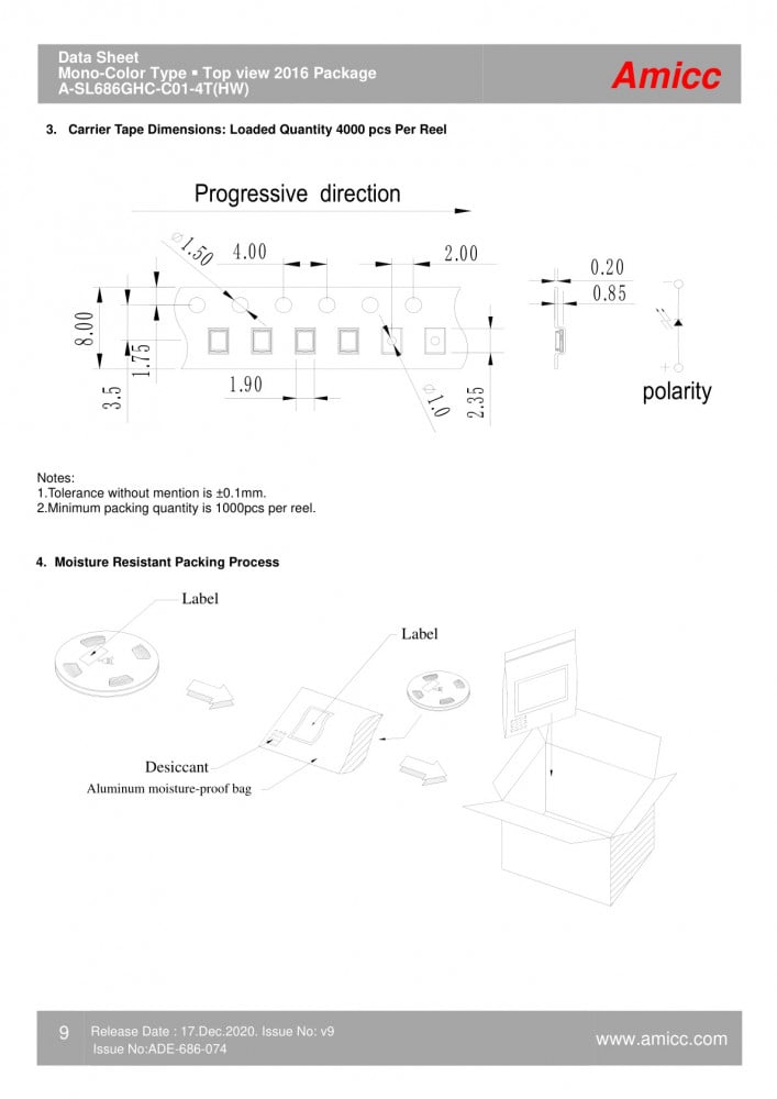 A-SL686GHC-C01-4T(HW) datasheet page 9