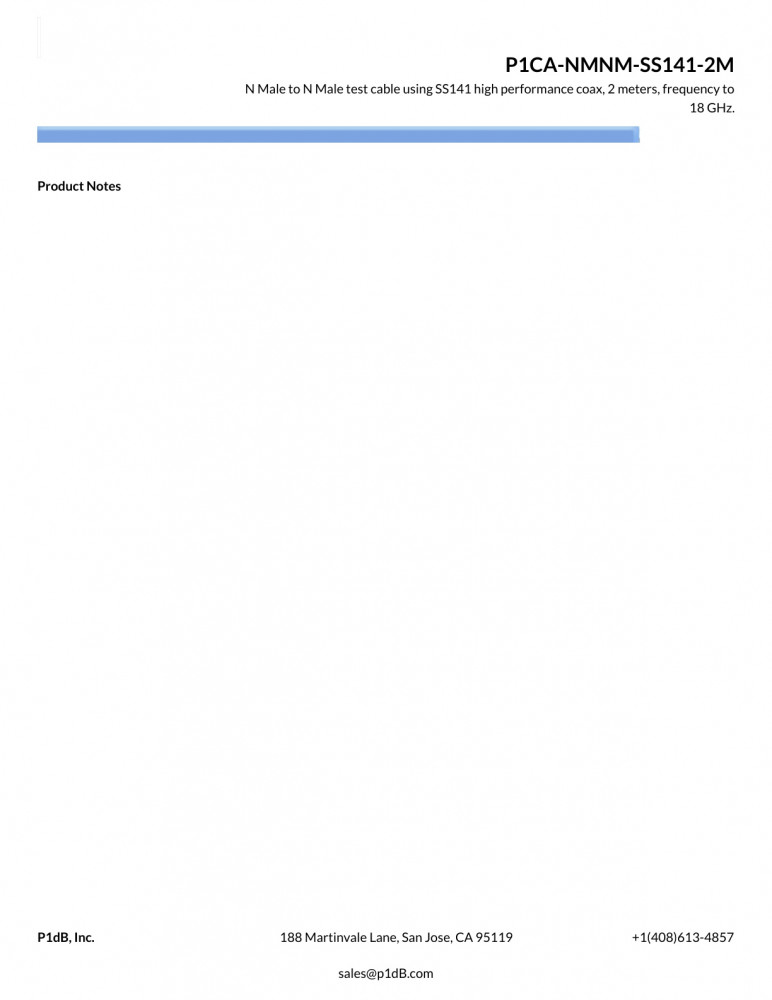 P1CA-NMNM-SS141-2M technical document page 3