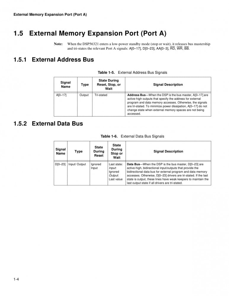 DSP56321 document page 10