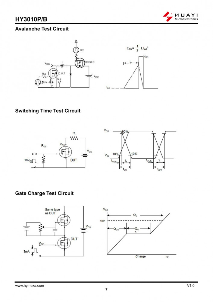 HY3010B datasheet page 7