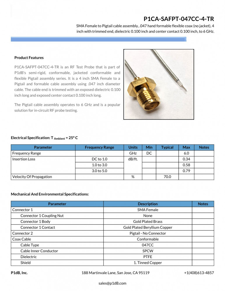 P1CA-SAFPT-047CC-4-TR technical document image 1
