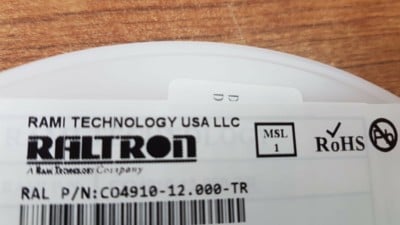 Raltron CO2520-133.000-3.3-100-X-T-TR Crystal