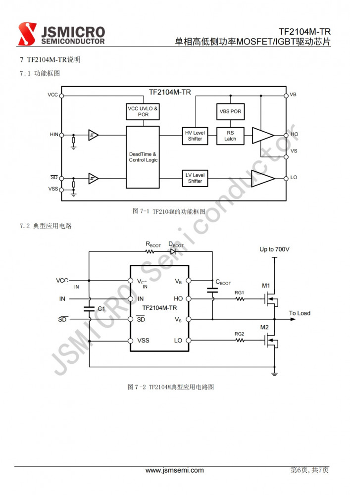 TF2104M-TR datasheet page 6