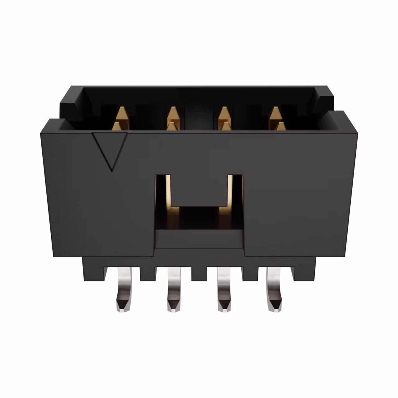 2.00mm Pitch, Milli-Grid PCB Header, Dual Row, Vertical, Surface Mount, Shrouded, 8 Circuits, 0.76µm Gold (Au) Plating, Dual Side Slots, Center Friction Lock, Tube for sale