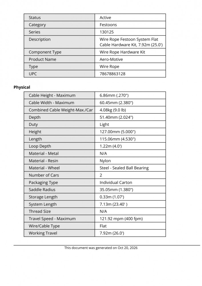 MOLEX product document image 2 for model 1301250014
