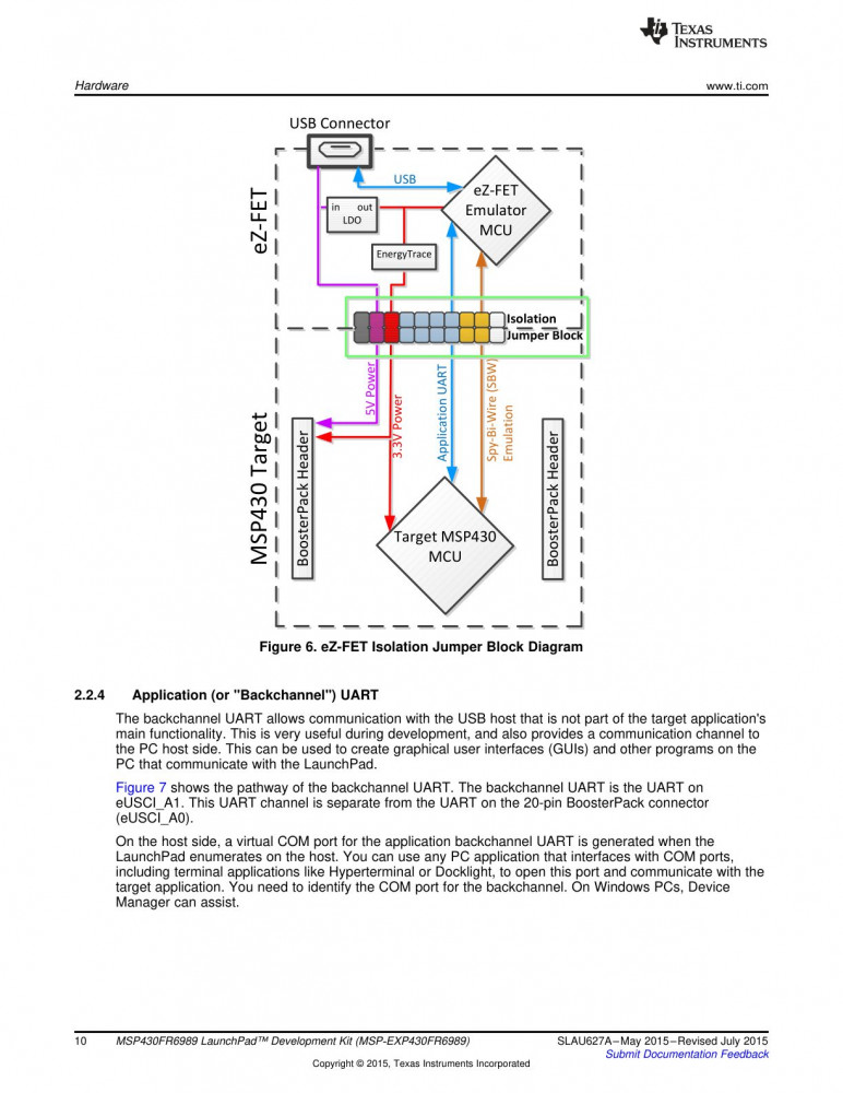 MSP-EXP430FR6989 document preview, page 10