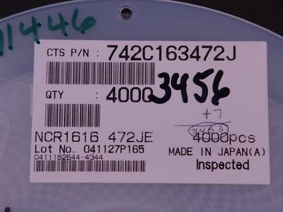 CTS 742C083152JTR Resistor Network Array