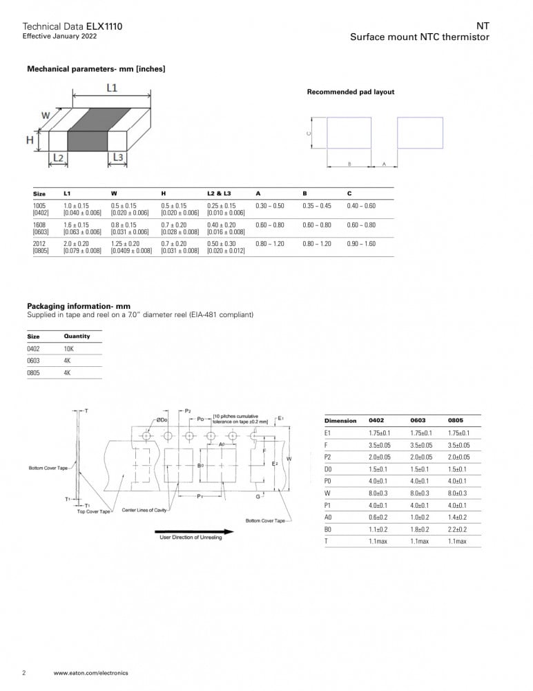 EATON NT series datasheet page 2