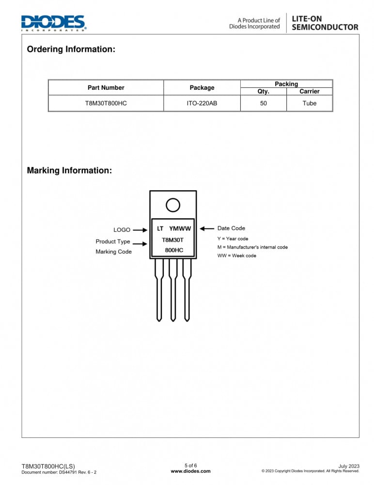 T8M30T800HC datasheet page 5