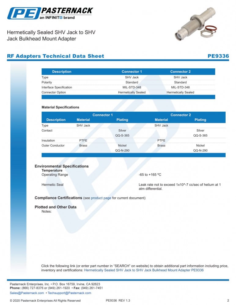 PE9336 technical document page 2