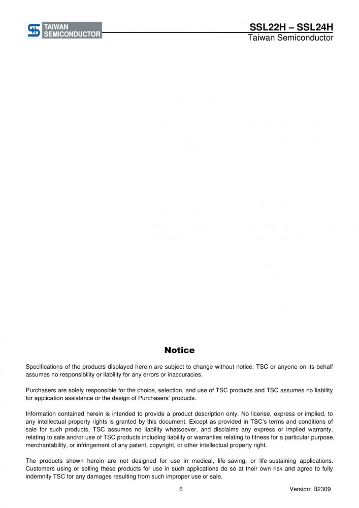 SSL23H datasheet page 6
