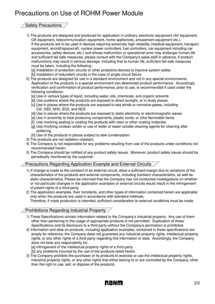 ROHM BP5046 technical document page 2