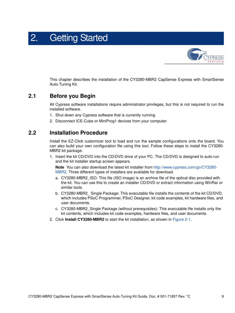 CY3280-MBR2 guide page 9