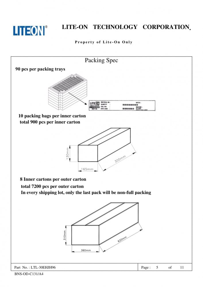 LTL-30EHJH96 datasheet page 6