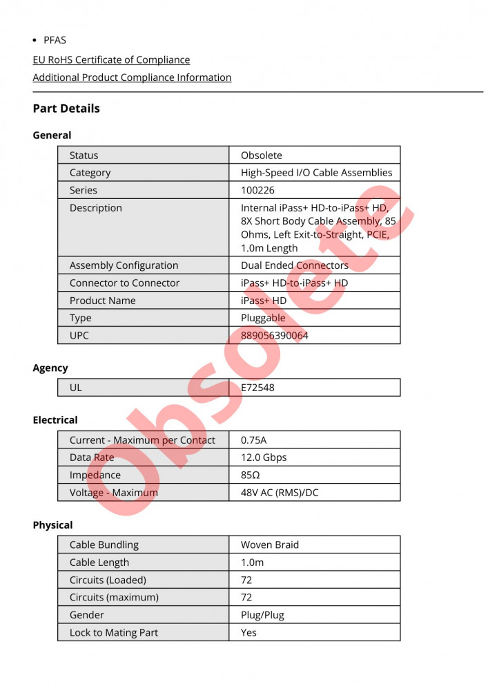 MOLEX 100226 series drawing, page 2