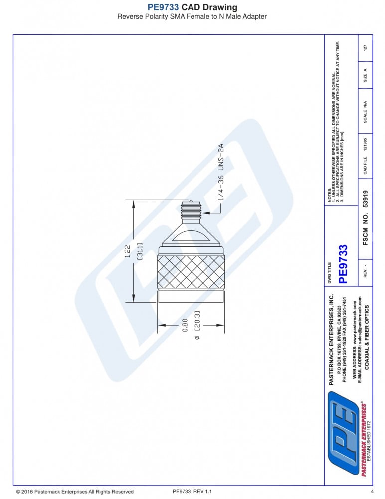 PE9733 technical document page 4