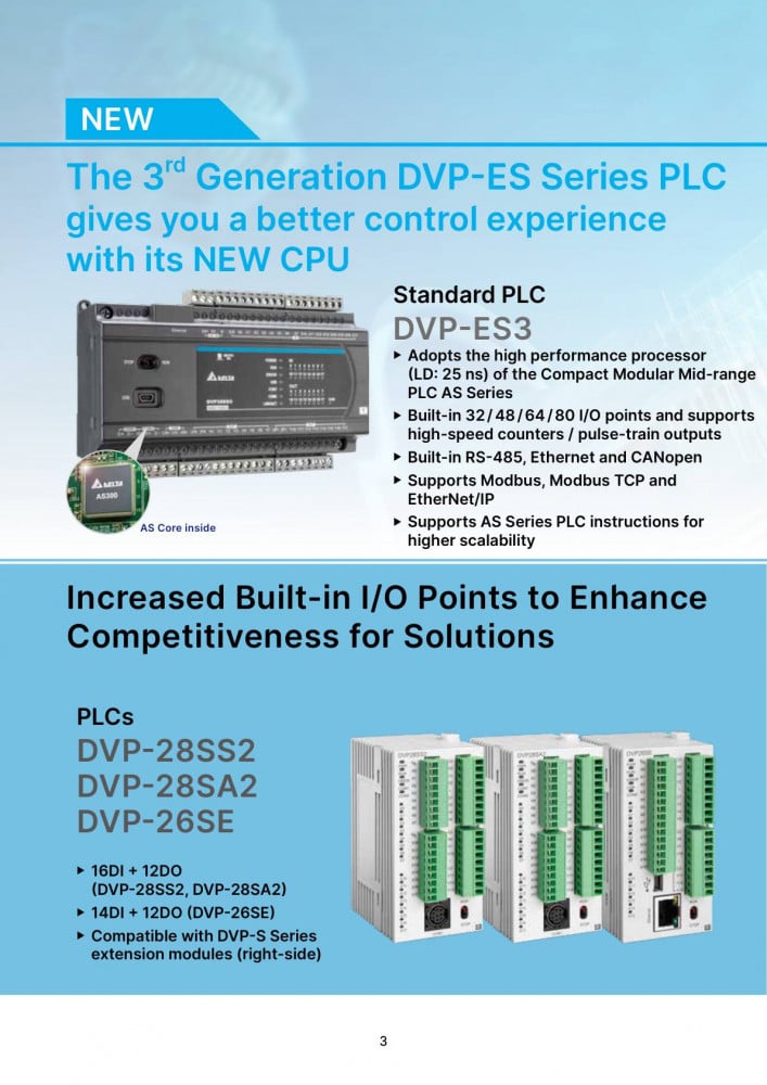 Delta DVP Series catalog page 4