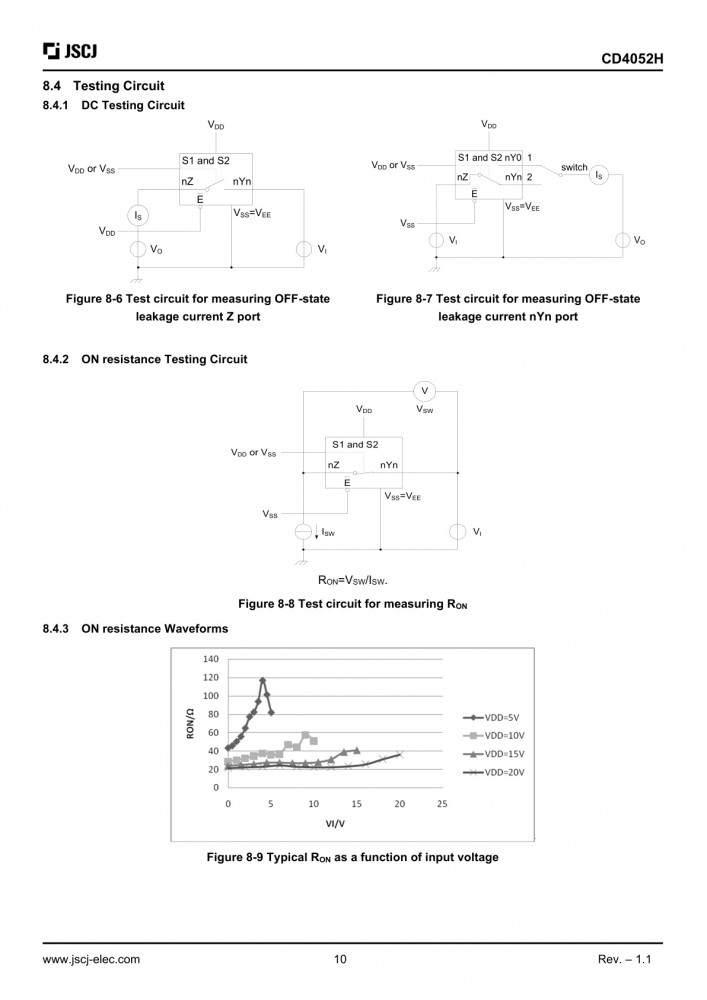 CD4052HBEN datasheet page 10