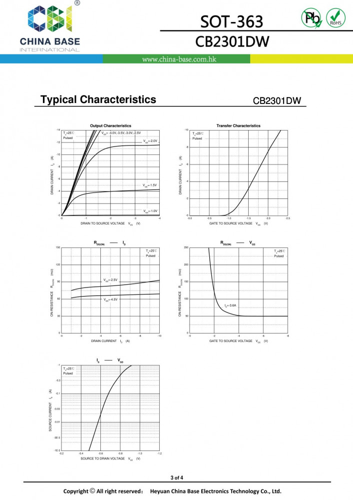 CB2301DW datasheet page 3