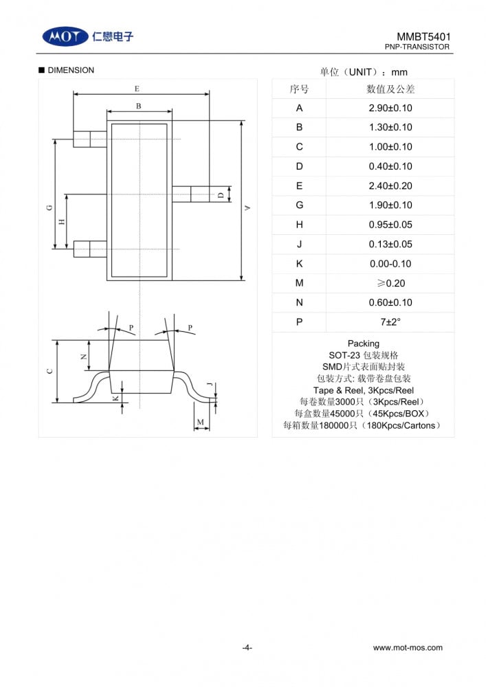 5401/2L datasheet page 4