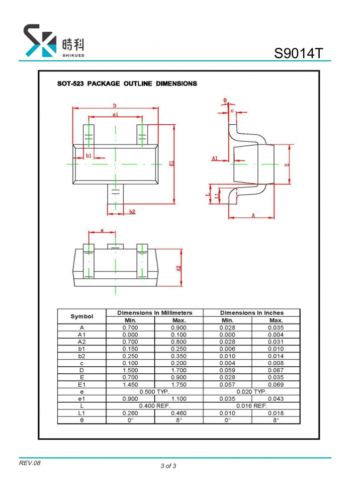 S9014T datasheet page 3