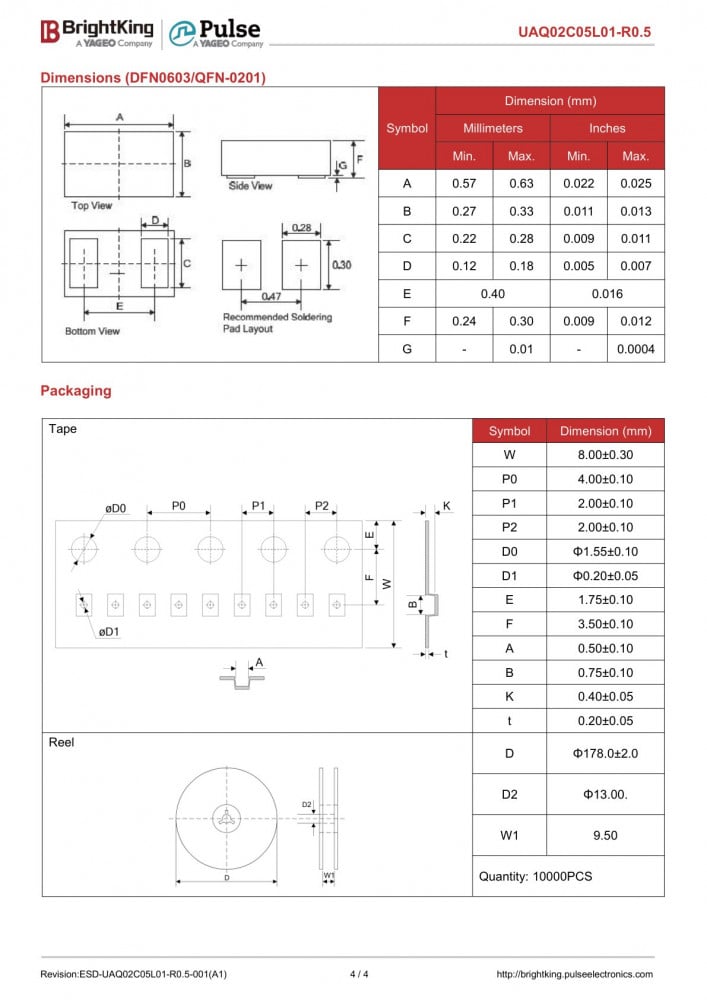 UAQ02C05L01-R0.5 technical document page 4