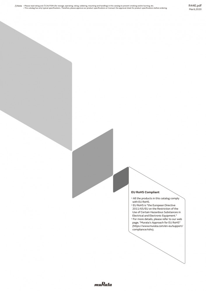 Murata NTC thermistor catalog page 2