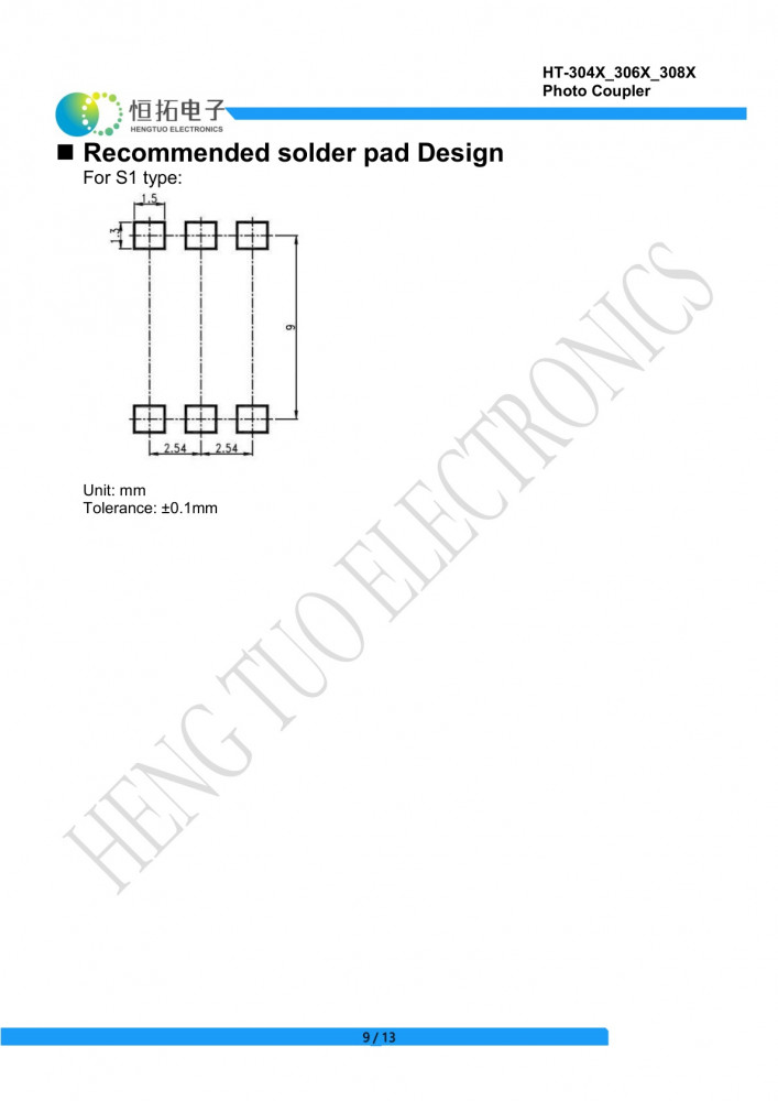 HT-3061 datasheet page 10