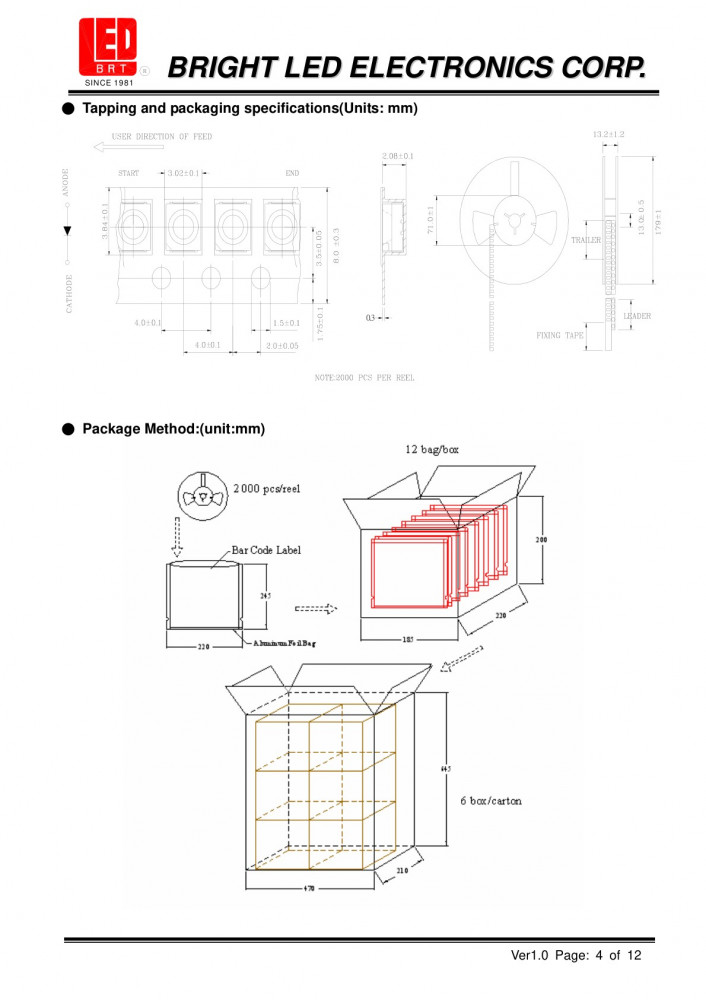 BL-3528A10 datasheet page 3
