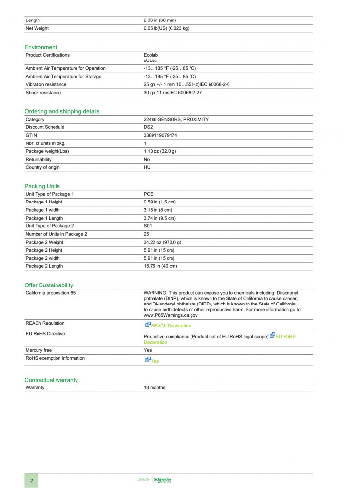 XS912S4PAM12 technical document page 2