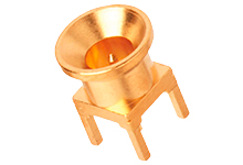SMP-MAX Plug, Straight, Detent, PCB, Through Hole, 3.35mm Leg Length, One Piece Per Bag, 50 Ohms