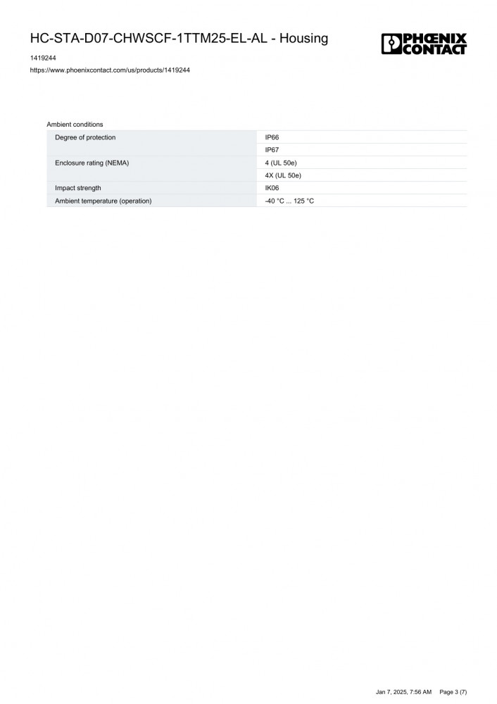 Phoenix Contact 1419244 technical document page 3