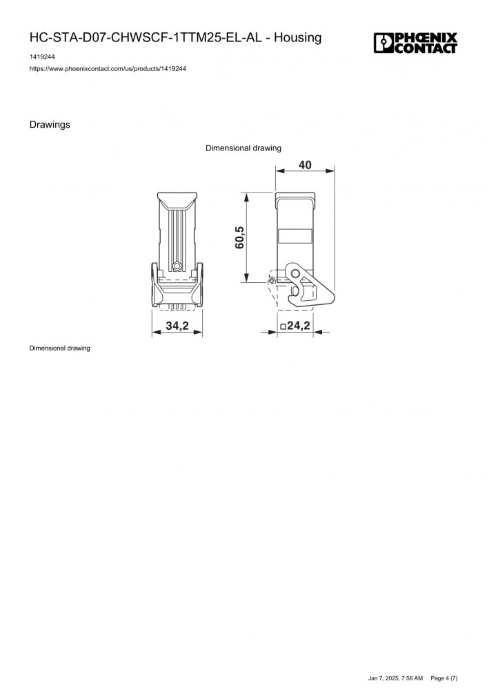 Phoenix Contact 1419244 technical document page 4