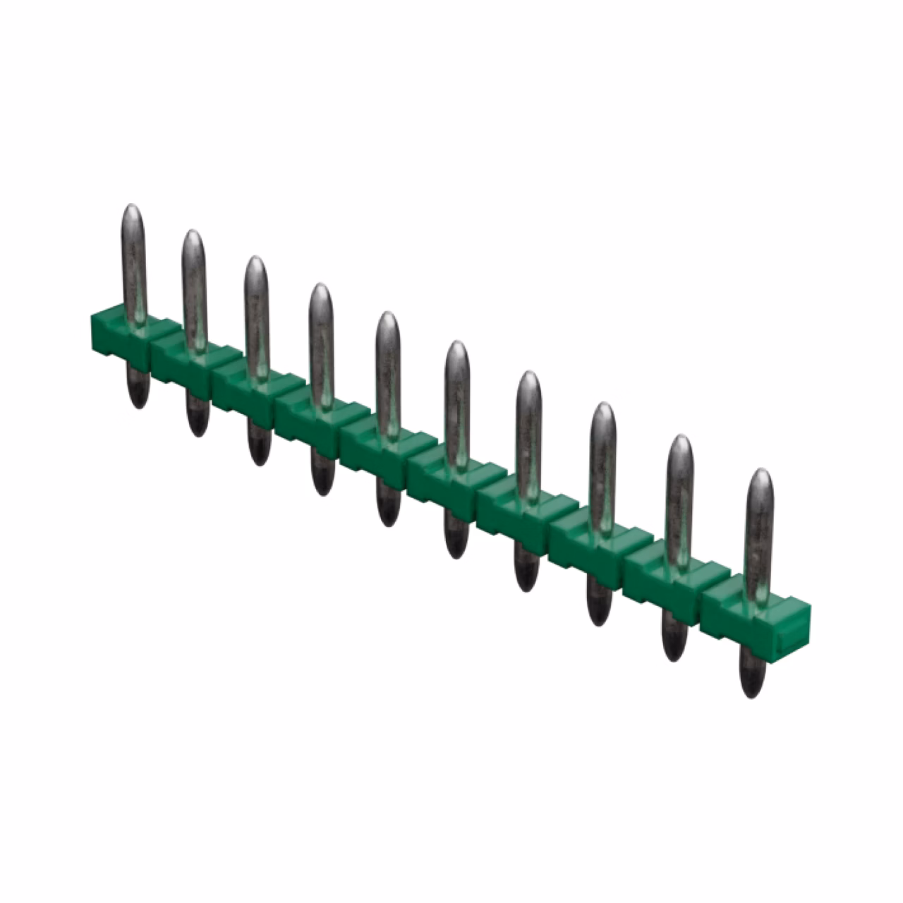 5.00mm Pitch Eurostyle Vertical PCB Pin Header, Breakable, 10 Circuits for sale