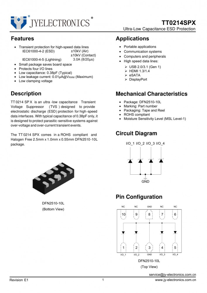 TT0214SPX datasheet page 1