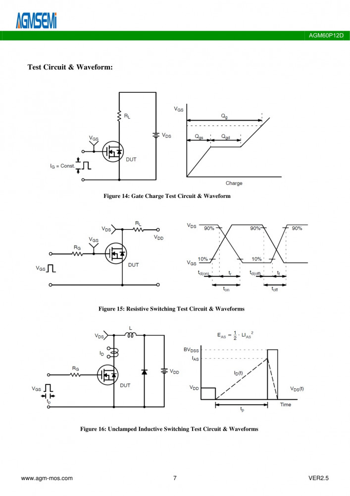 AGM60P12D datasheet page 7