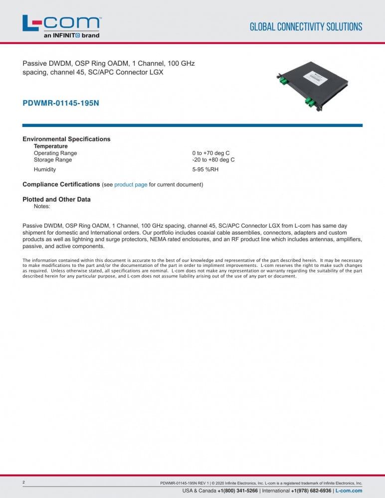 PDWMR-01145-195N technical document page 2