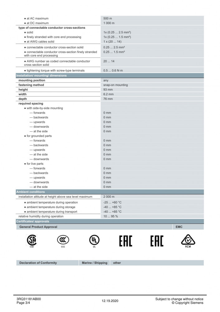 3RQ31181AB00 datasheet page 3