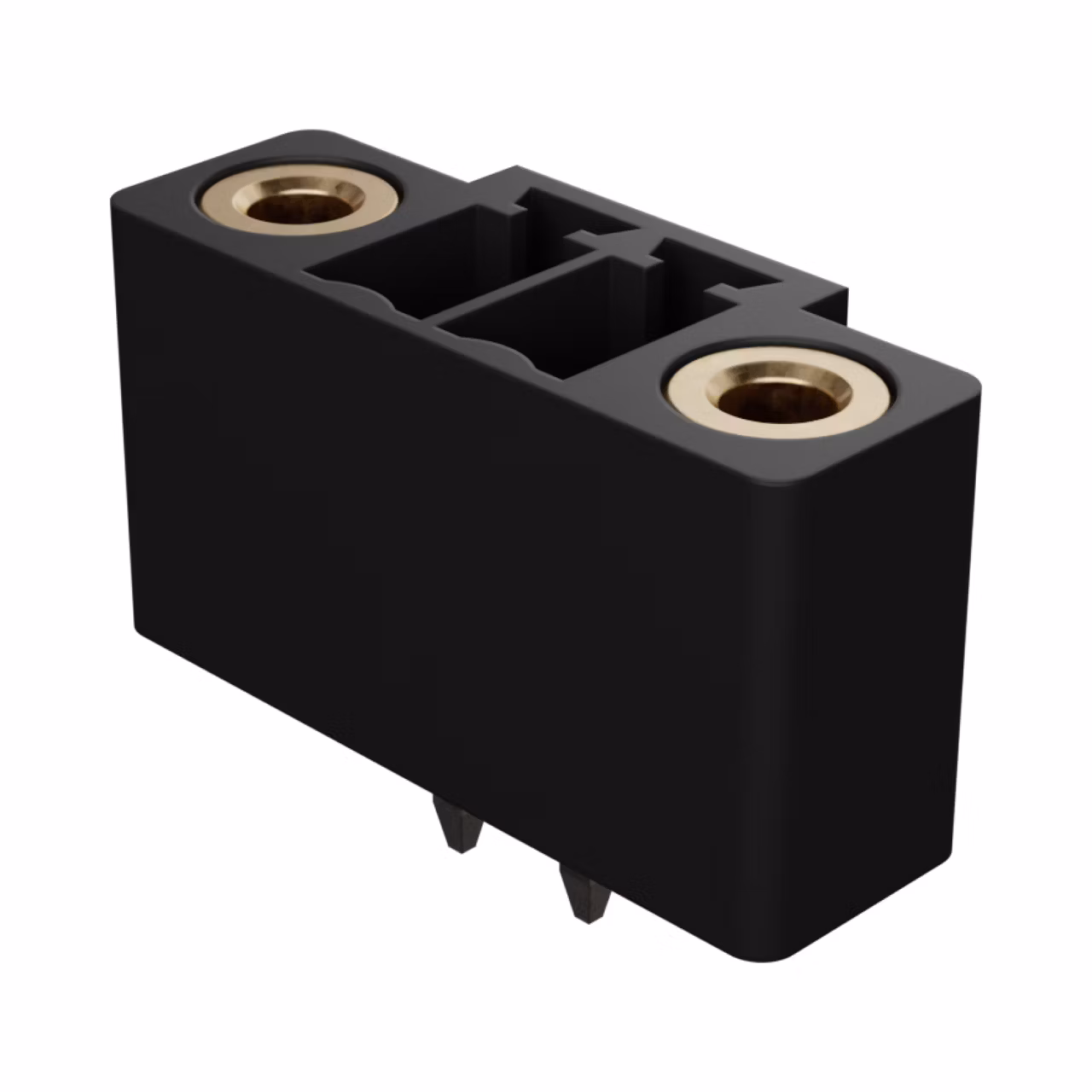 3.50mm Pitch Eurostyle Vertical PCB Header, with Threaded Retention Inserts, 2 Circuits for sale