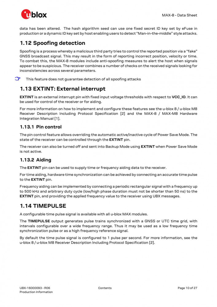 MAX-8 datasheet preview, page 10