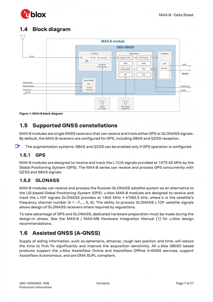 MAX-8 datasheet preview, page 7