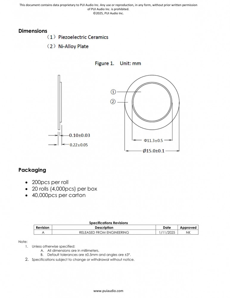 AB1560A datasheet page 2
