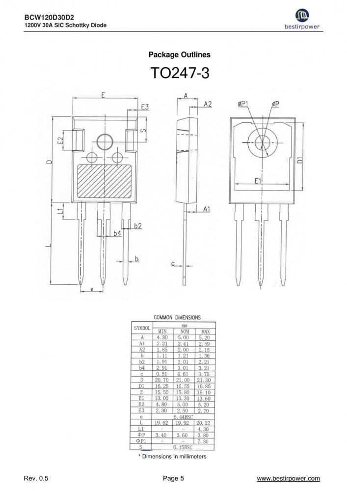 BCW120D30D2 datasheet page 5