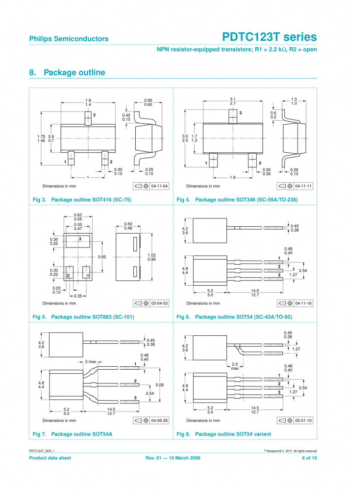 PDTC123TT datasheet page 6