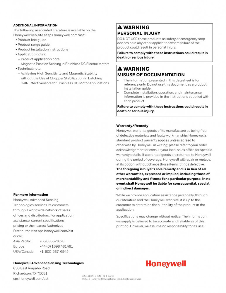VF460S datasheet page 4