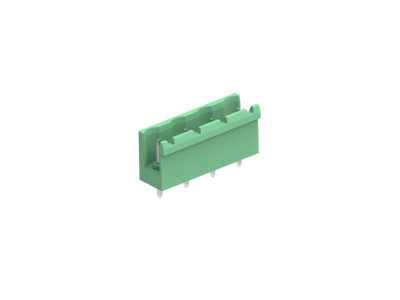7.62mm Pitch Eurostyle Vertical PCB Header, Open Ends, 4 Circuits for sale