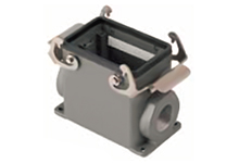 Heavy-Duty Standard (STD) Double Lever Surface Mount Housing, Die-cast Aluminum, with 2 Levers, with Gasket, Size 32A «66x40», Pg29 Thread, Grey for sale
